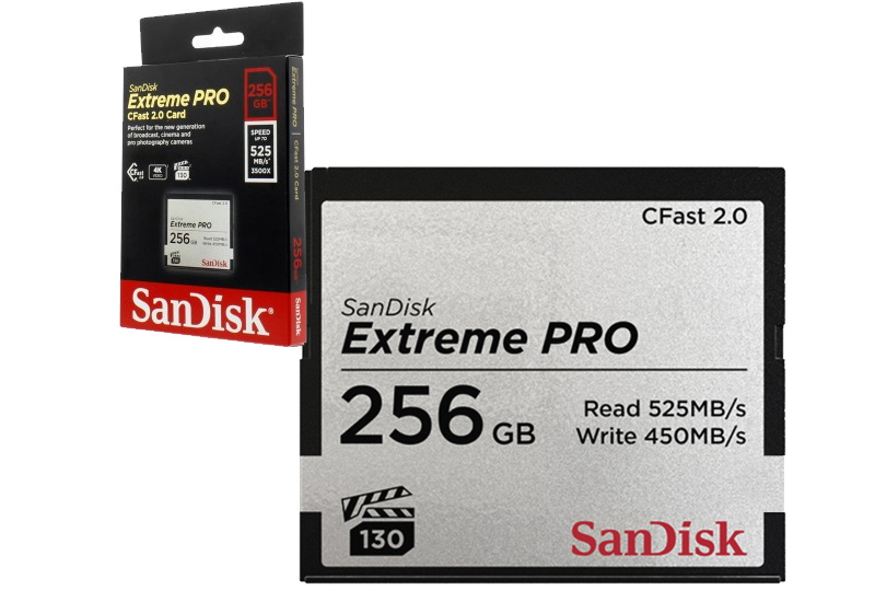 SanDisk Extreme Pro CFAST 2.0 256 GB 525 MB/s VPG130 | Pamäťové karty / médiá | FOTO-VIDEO-SHOP